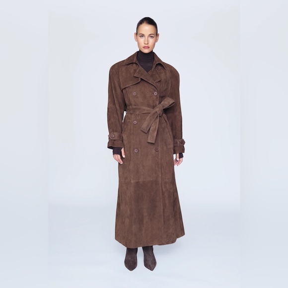 Ducie | Jackets & Coats | Ducie Luxurious Brown Suede Coat | Poshmark